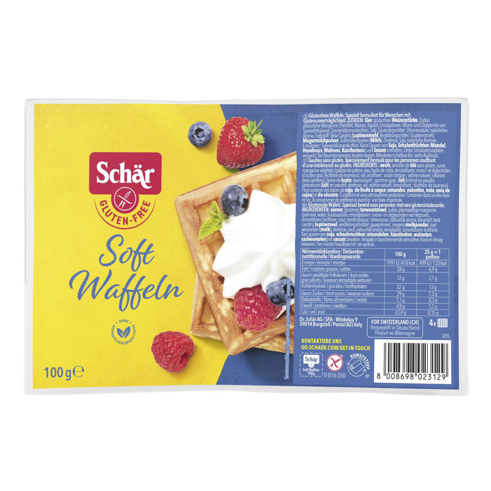 Schar Soft waffle 100gr (4x25gr) – Glutenfree HK